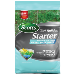 Scotts Turf Builder Starter Fertilizer for New Grass / Weed Preventer ...