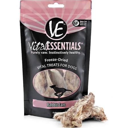 Vital Essentials Rabbit Ears Freeze-Dried Dog Treats | All Things Woof ...
