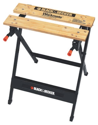 Workmate Portable Work Bench & Vise, Steel Frame/Wooden Vise Jaws,