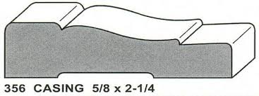 356 profile casing | Cleveland Lumber Co., Inc | Shelby, NC